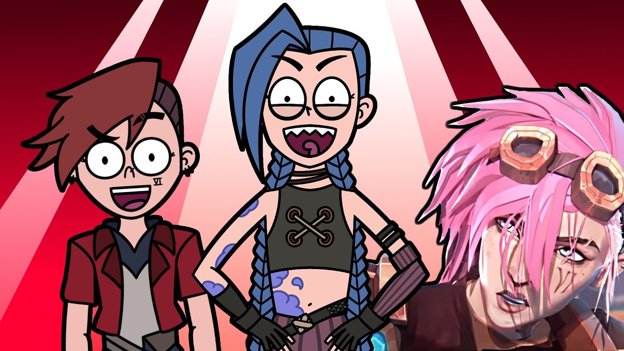 Jinx reacts to "Arcane: Animation Test" - Arcane League of Legends ...