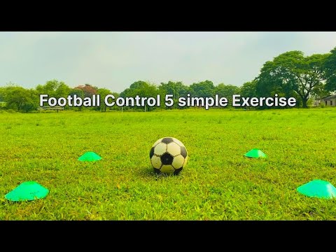 Football Control 5 simple exercise ⚽️ || Football Practice ...