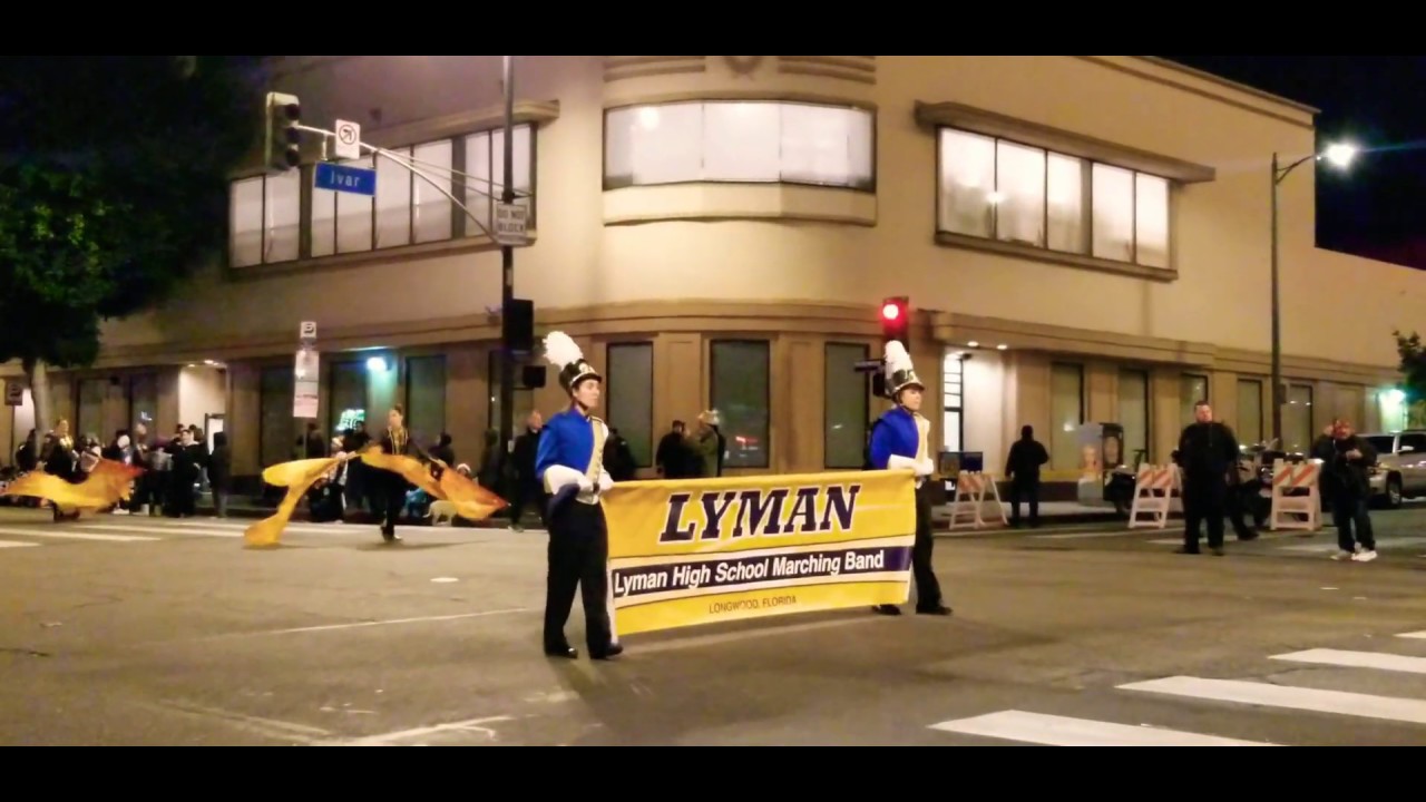 Lyman High School (Florida) - Hollywood Christmas Parade 2019 - YouTube