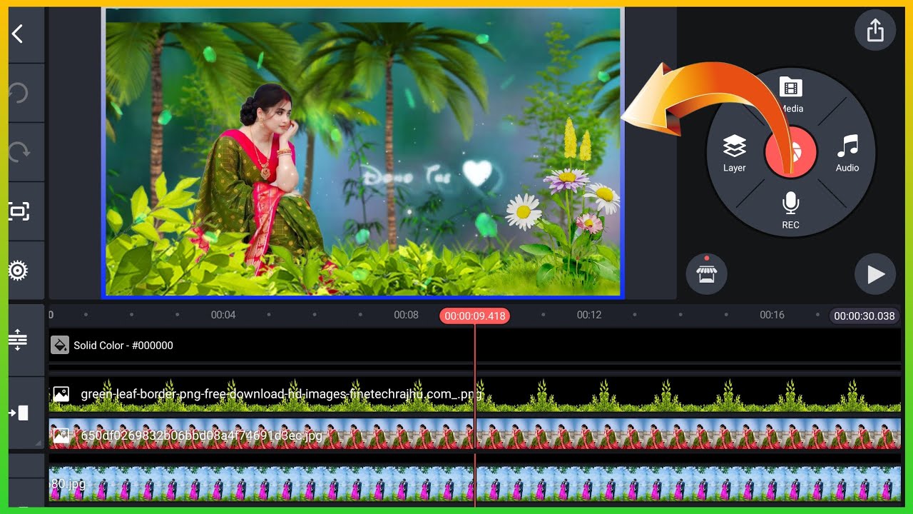 How to make natural style sad status video editing in kinemaster Se Sad ...