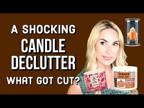 DECLUTTERING My Candle Collection: Clutch your pearls folks! - YouTube