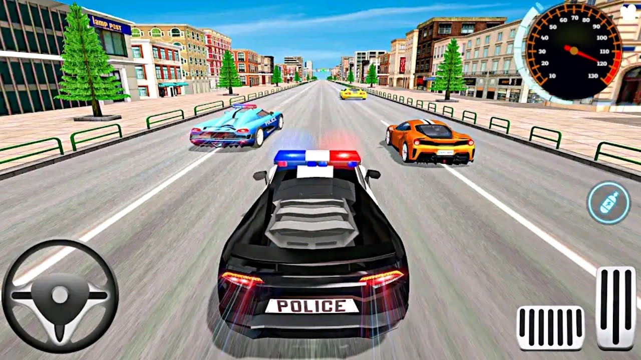 Police Car Mega Ramp Stunt Racing | Best Police Car Stunt Driving ...