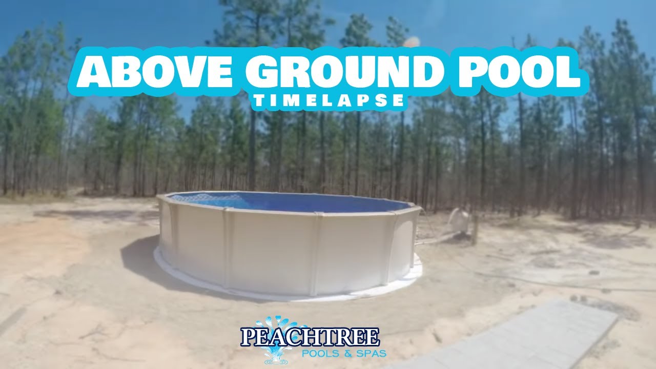 Above Ground Pool Time Lapse - YouTube