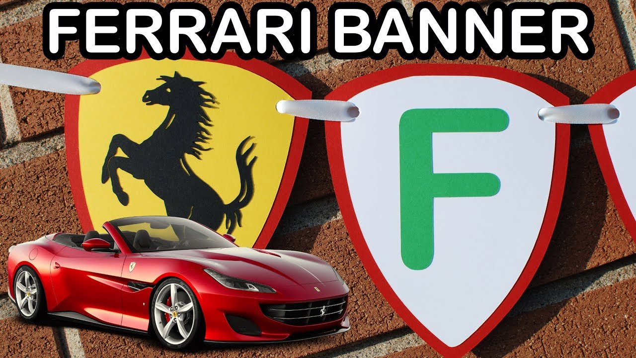 Making of Ferrari Paper Banner using Cricut Machine! # ...
