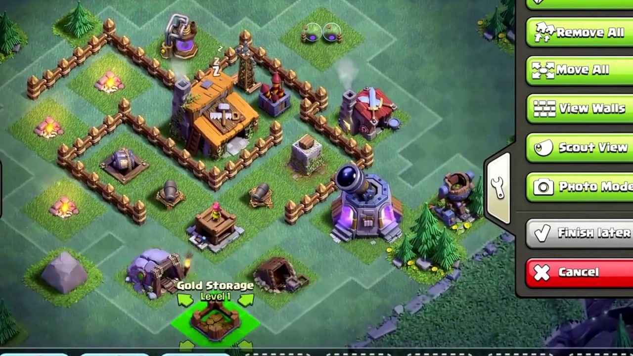 Builders hall level 3 base design! - YouTube