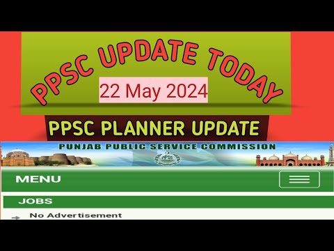 | PPSC PLANNER UPDATE TODAY | | INTERVIEW AND UPCOMING JOBS |#ppsc # ...