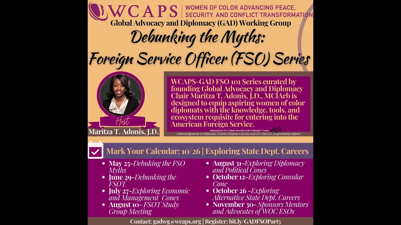 MTA Visions CEO Maritza T. Adonis,Exploring Diplomatic Careers at State ...