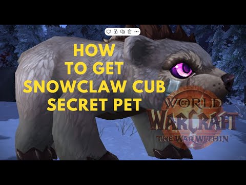 How to get SNOWCLAW CUB secret pet FULL guide in world of warcraft ...