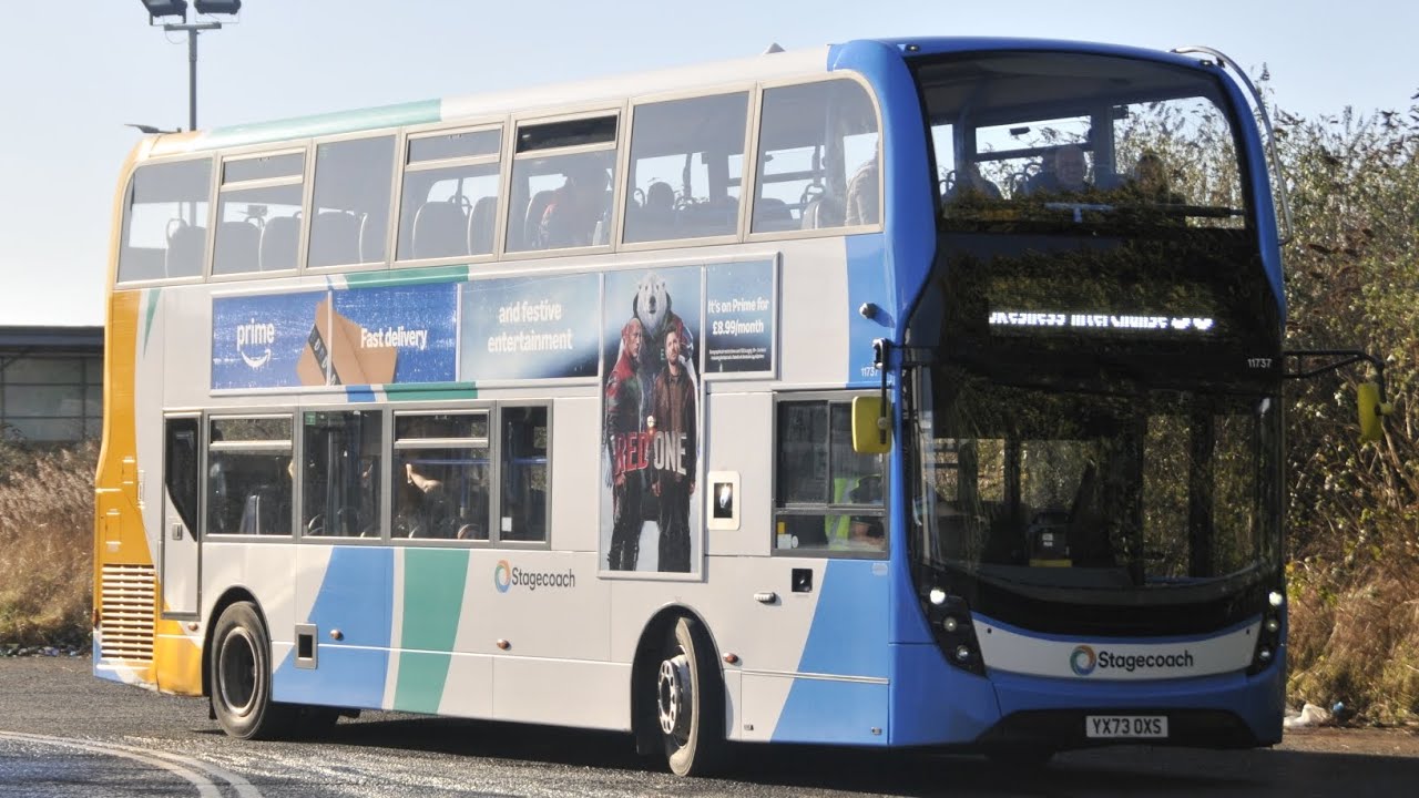 Stagecoach East Midlands 11737 YX73 OXS Skegness Based - YouTube