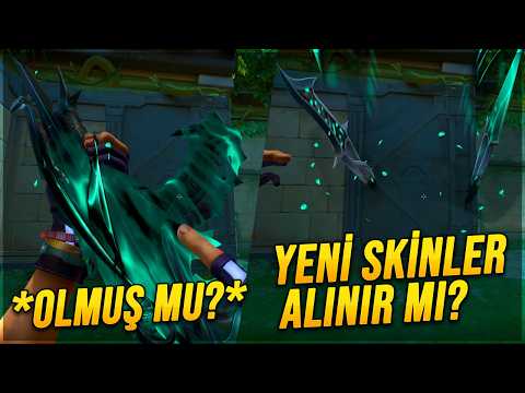 YENİ ANİMASYONLAR! YENİ SKİNLER OLMUŞ MU ve ALINIR MI? VALORANT Karaçalı Seti