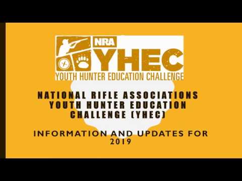 NRA Youth Hunter Education Challenge (YHEC) 2019 Updates Webinar - YouTube