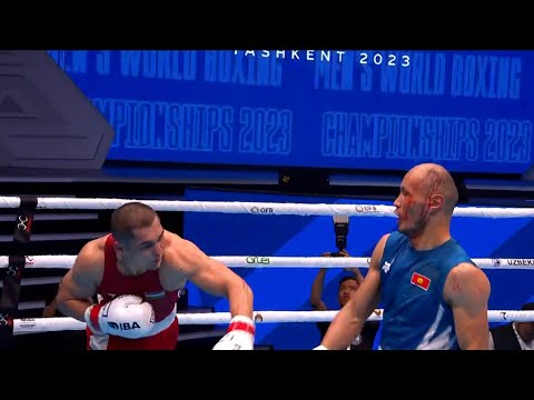 R32 (86KG) ABDULLAEV SHOKHJAKHON (UZB) vs ADYLBEK UULU ERKIN (KGZ) | IBA World Championships 2023