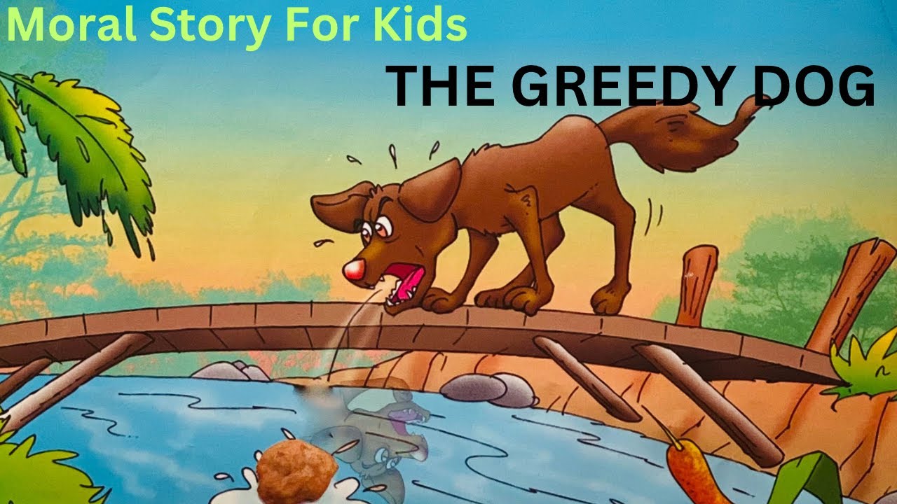 The Greedy Dog Story in English | Moral Stories for Kids - YouTube