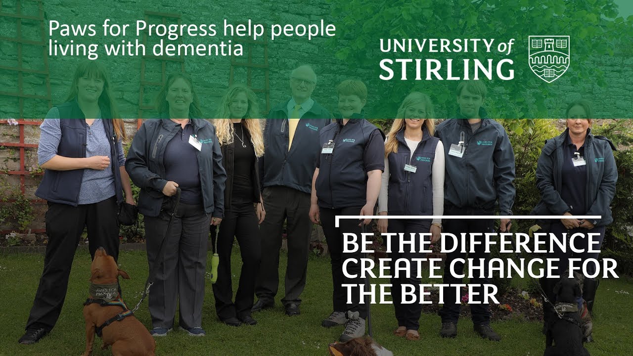 Paws for Progress helps people living with dementia - YouTube
