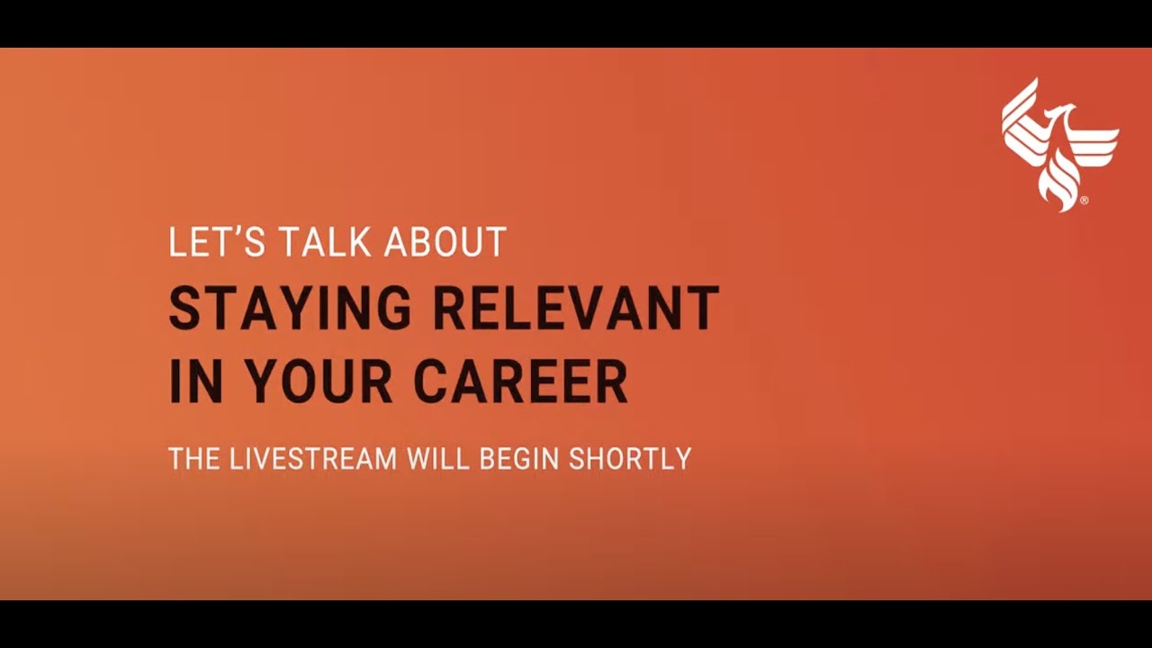 Let's Talk About Staying Relevant In Your Career - YouTube