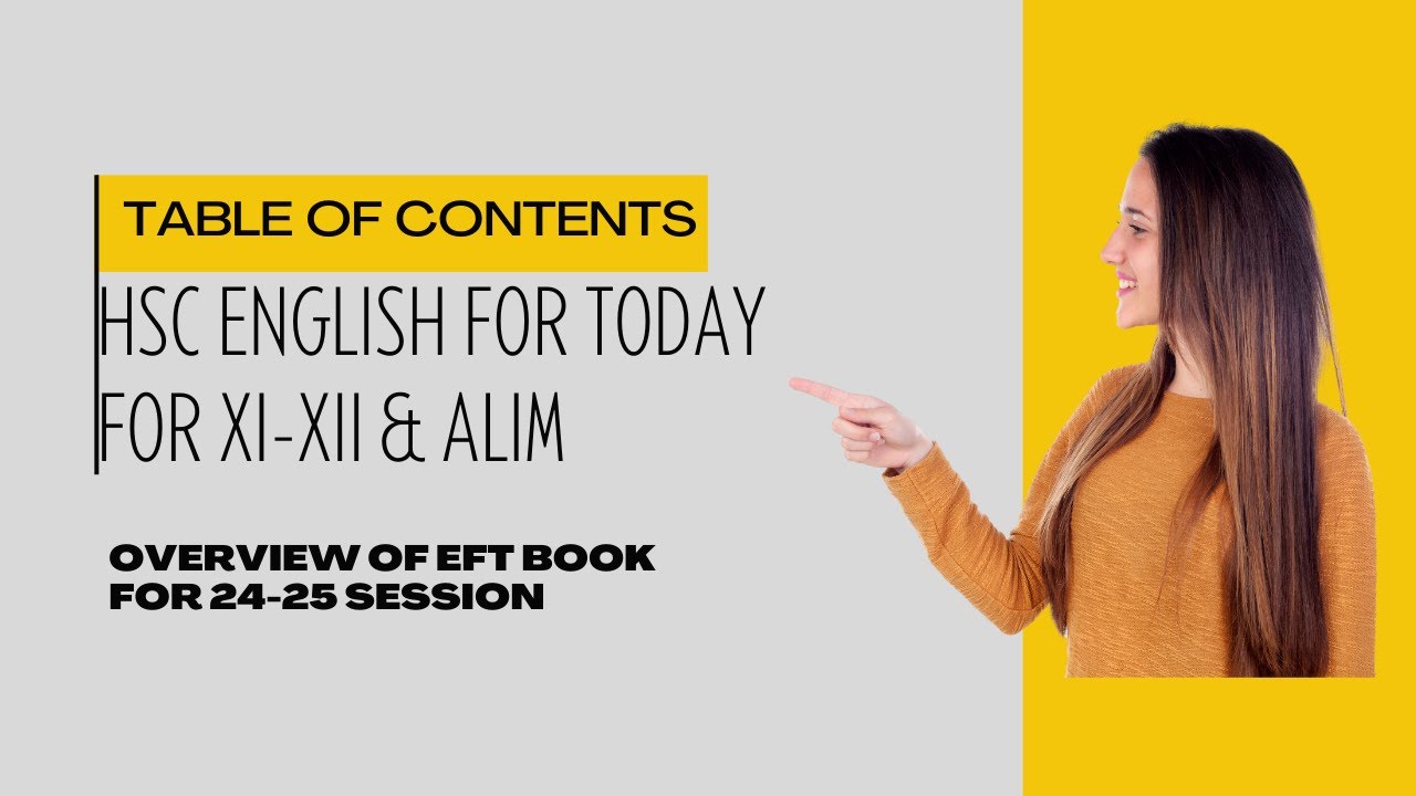 HSC English for Today (EFT) Book overview for the students of 2024-2025 ...