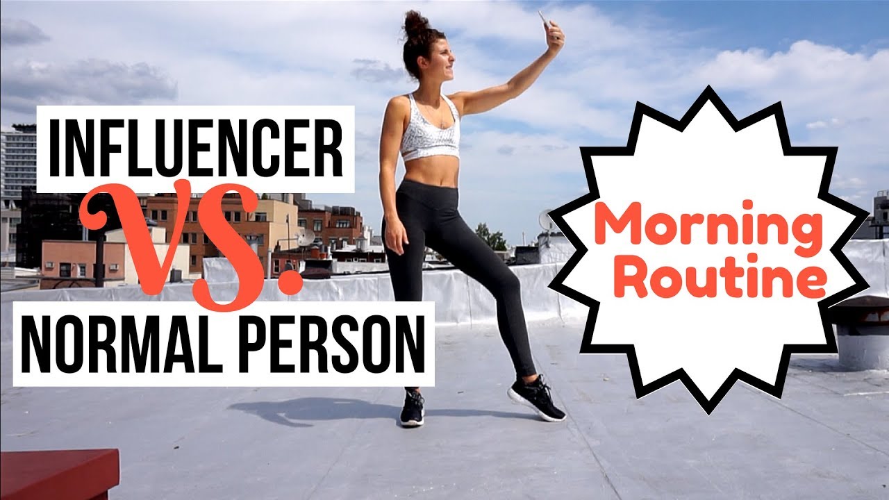 INFLUENCER VS. NORMAL PERSON | Morning Routine | Steffi’s Universe ...