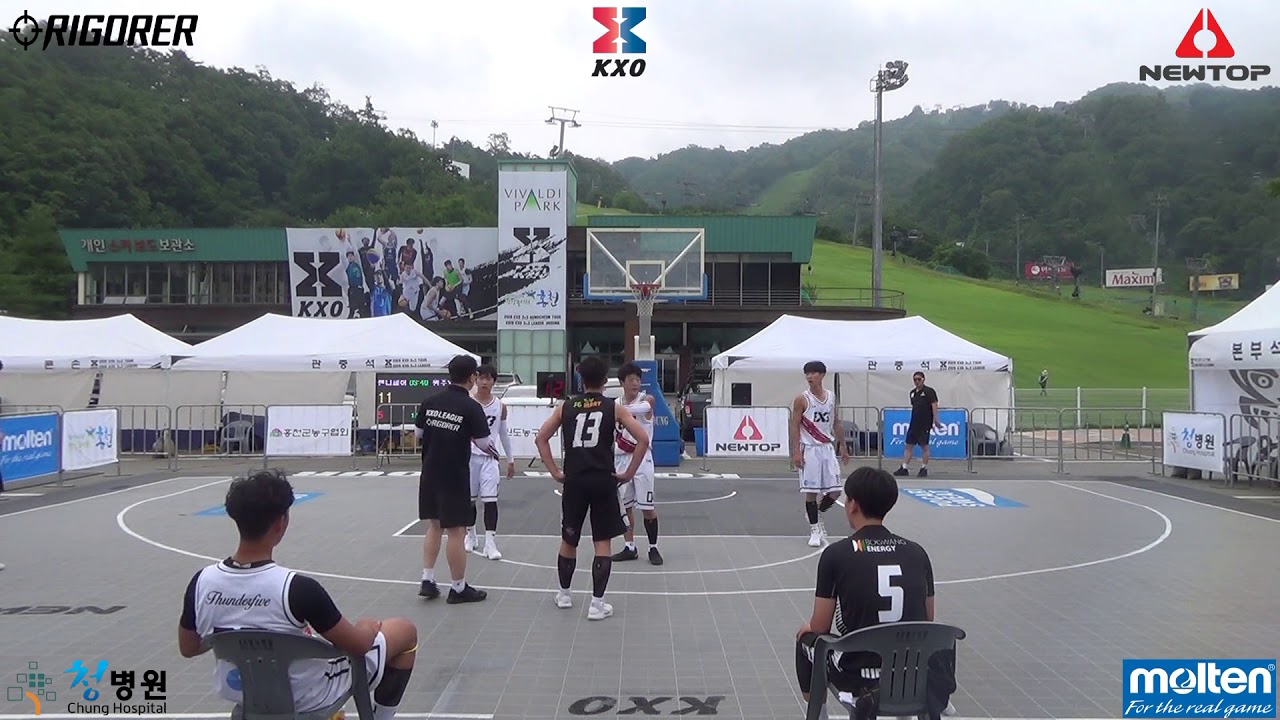 KXO 홍천투어 대명비발디파크 2일차 U18 B조 썬더파이브 vs 원주YKK C - YouTube