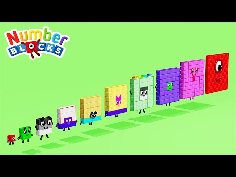 Numberblocks Complete 1 to 100: Square Club! - YouTube