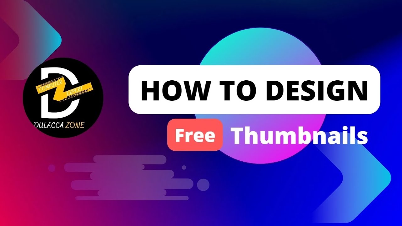 HOW TO DESIGN | Free Thumbnail - YouTube