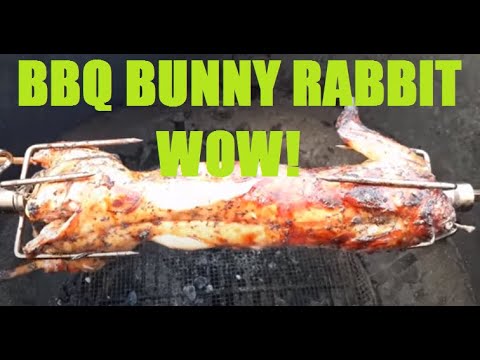 Rotisserie BBQ Rabbit! - Ginger Soy Glazed Barbecue Bunny! - YouTube