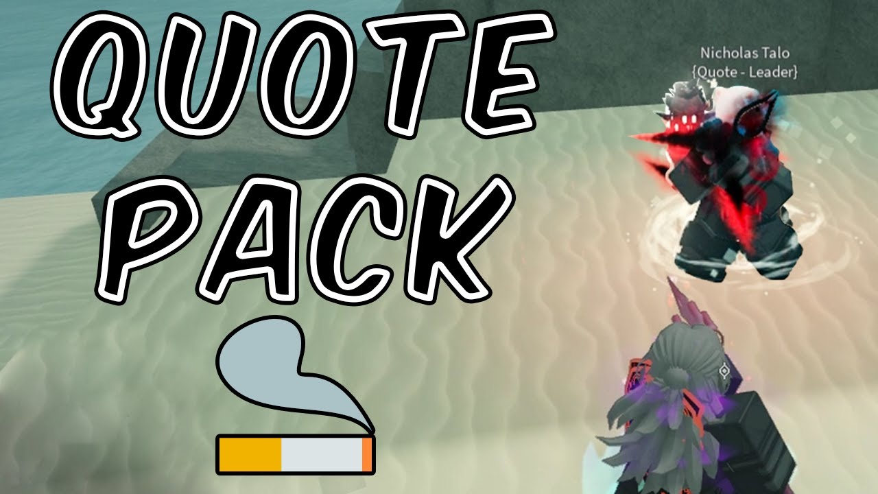 Smoking that Quote Pack | Deepwoken - YouTube