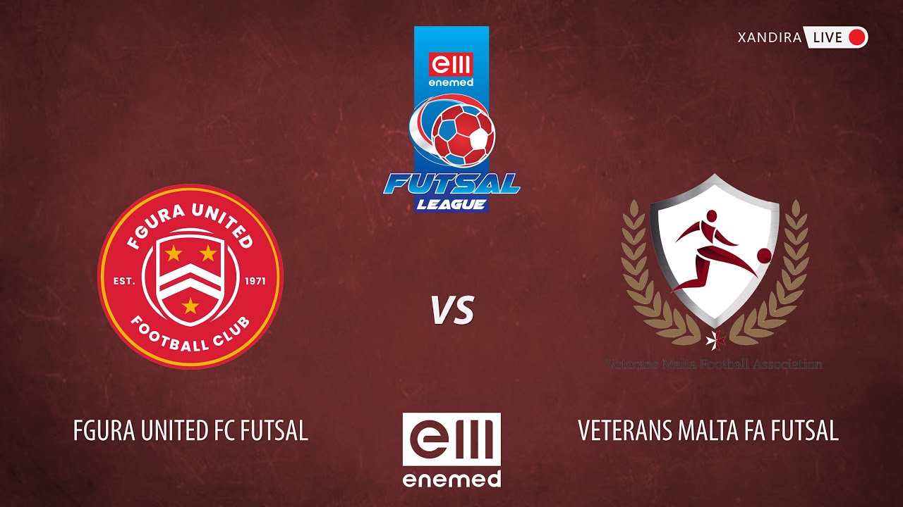 Fgura United FC Futsal vs Veterans Malta FA Futsal - YouTube