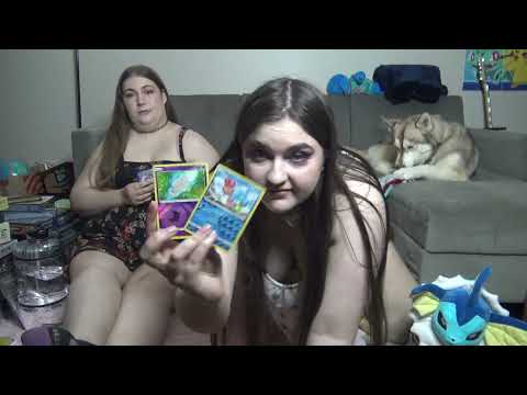 Courtney And Abby Opening Pokémon Boosters 1