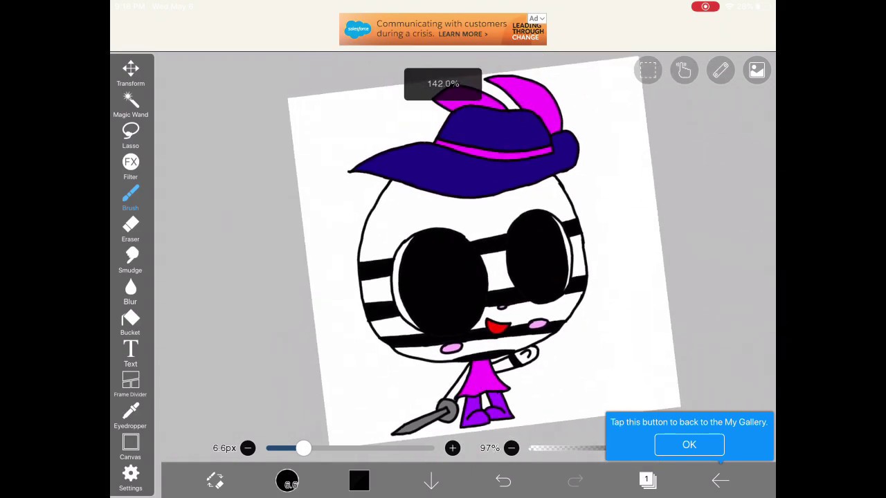 How I draw zizzy From Piggy - YouTube