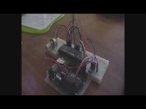 baromètre arduino avec un bmp 180 - YouTube