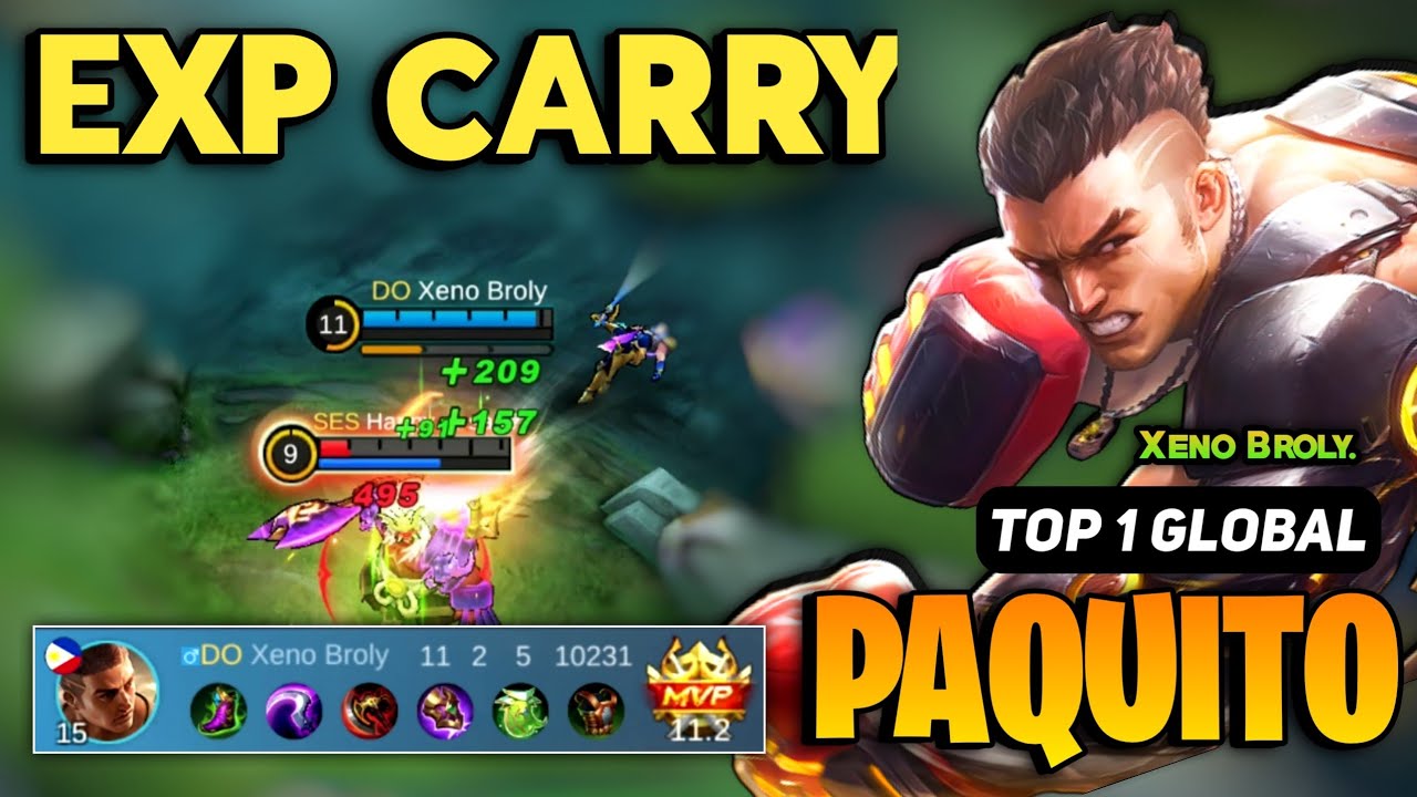 Paquito Best Build 2023 [ Paquito Top 1 Global Gameplay ] By Xeno Broly - Mobile Legends - YouTube