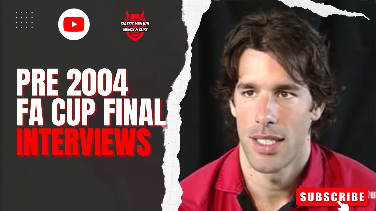Pre 2004 FA Cup Final Interviews - YouTube