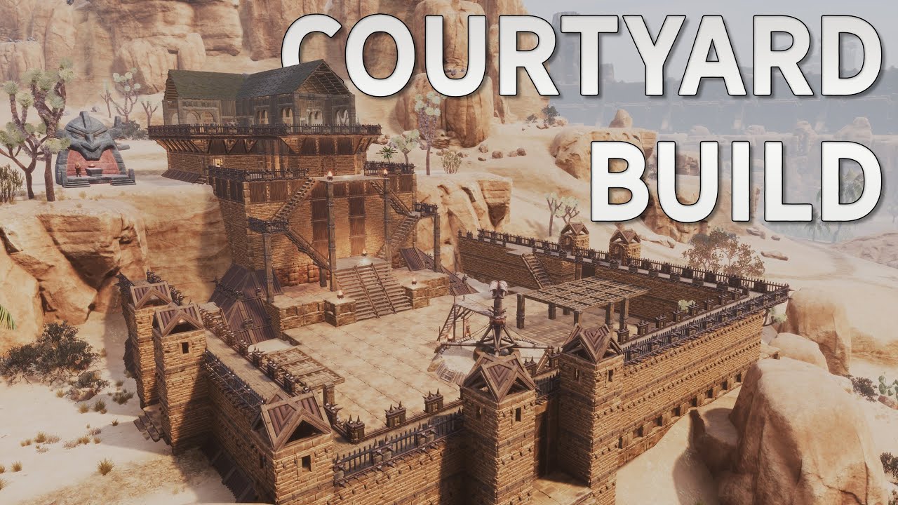 BASE EXPANSION in Conan Exiles - EP09 - YouTube