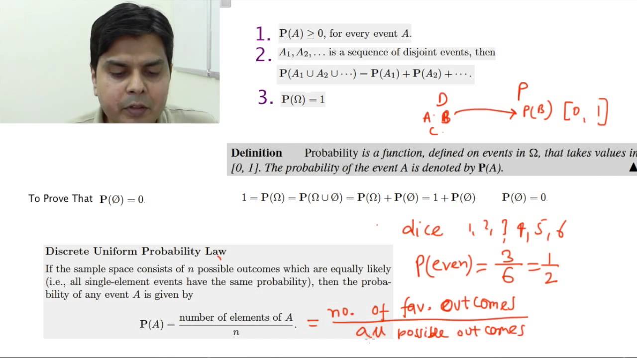 Probability Theory Part 1.1 - YouTube