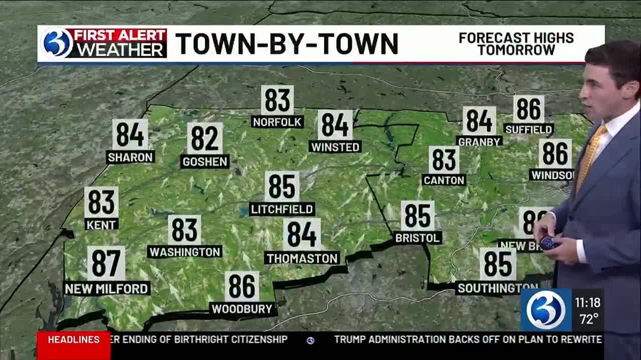 WEATHER: Muggy and humid conditions highlight the week ahead - YouTube