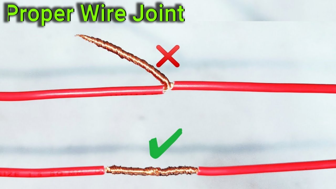 Wire Joint | Proper Electric Wire Joint | वायर जोड़ने का सही तरीका ...