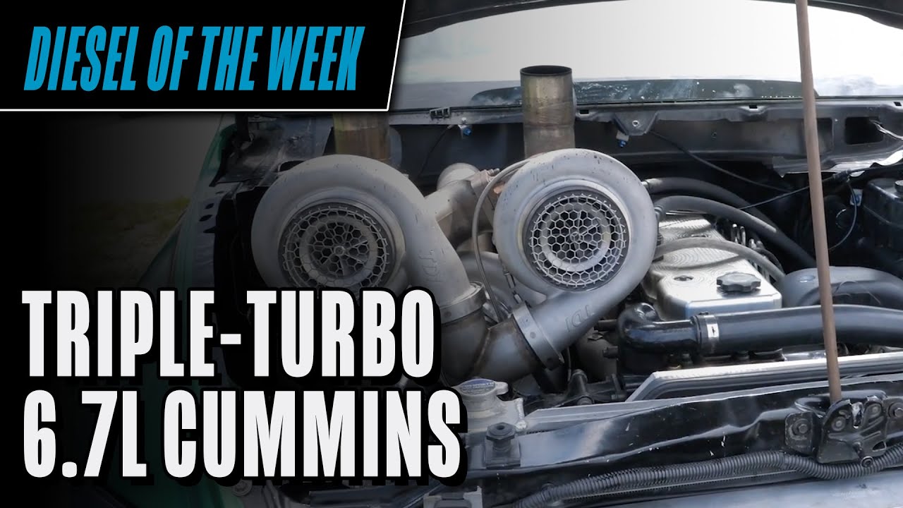 Chris Patterson's Triple-Turbo 6.7L Cummins Engine - YouTube