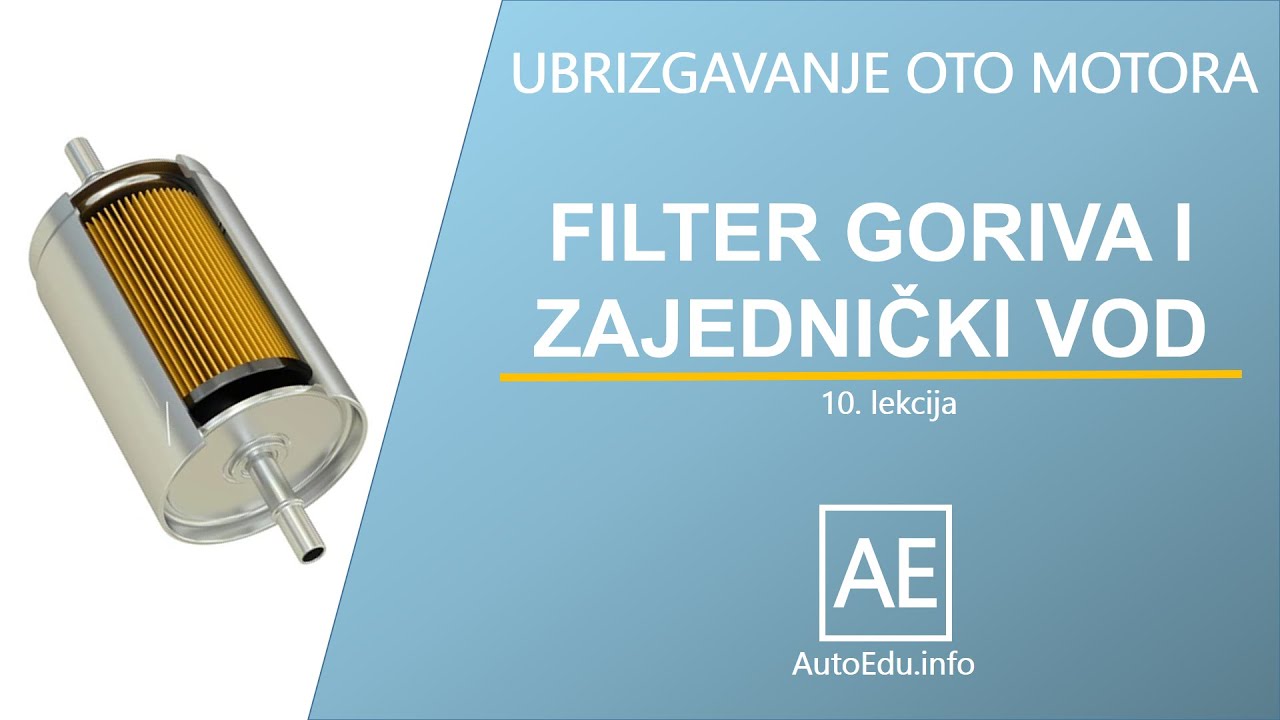 Filter goriva i zajednički vod - YouTube