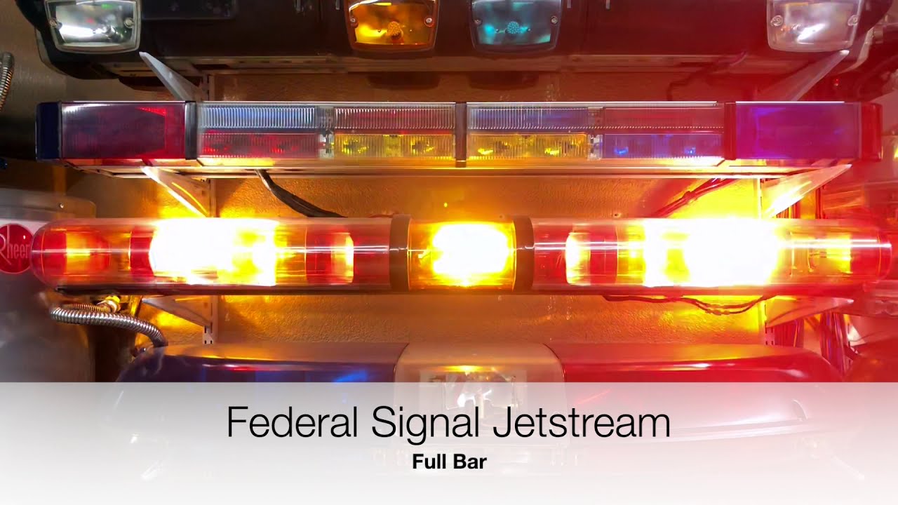 Lightbar Highlight: Federal Signal JetStream - YouTube