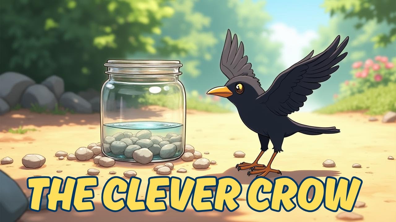 🧠 The Clever Crow | A Fun & Smart Story for Kids | Animated Bedtime ...