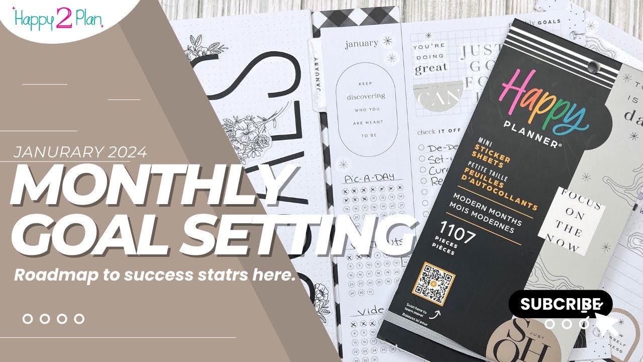 Monthly Goal Setting (Jan 2024) - Roadmap to Success - YouTube