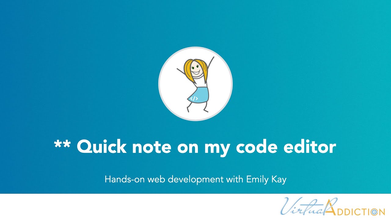 Note on my code editor | Brackets instead of Atom - YouTube