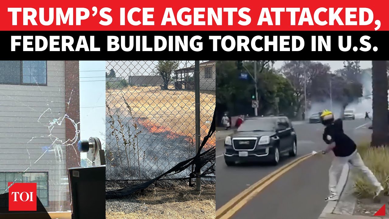 US: ICE Office UNDER SIEGE, Arson Attack On Federal Building; Federal ...