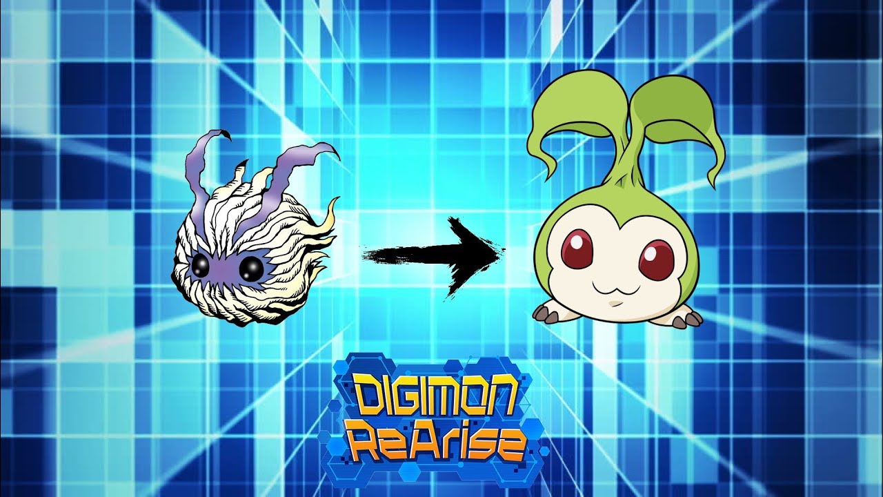 Digimon ReArise! Yuramon Digivolve to Tanemon! - YouTube