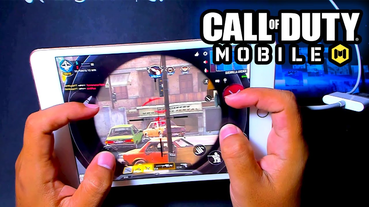 iPad Mini 5 Test Call of Duty Mobile | HANDCAM 4 Fingers Best Device ...