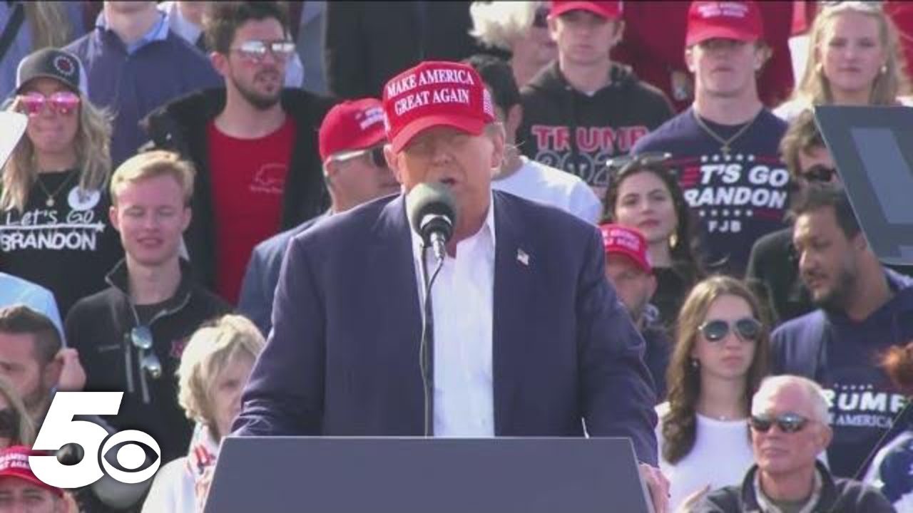 Trump calls migrants 'animals' at weekend rally - YouTube