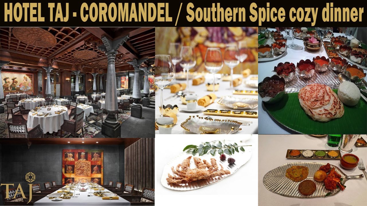 Taj Coromandel, Chennai 5 Star Hotel in Chennai | Southern Spice - YouTube