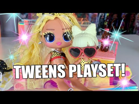 LOL SURPRISE TWEENS BABYSITTING PARTY DOLL PLAYSET! Review and unboxing ...