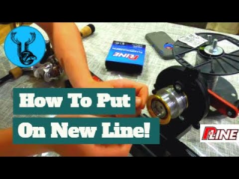 HOW TO PUT NEW LINE ON YOUR FISHING REEL! - YouTube