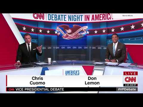 CNN Vice Presidential Debate Oct. 7, 2020 open - YouTube
